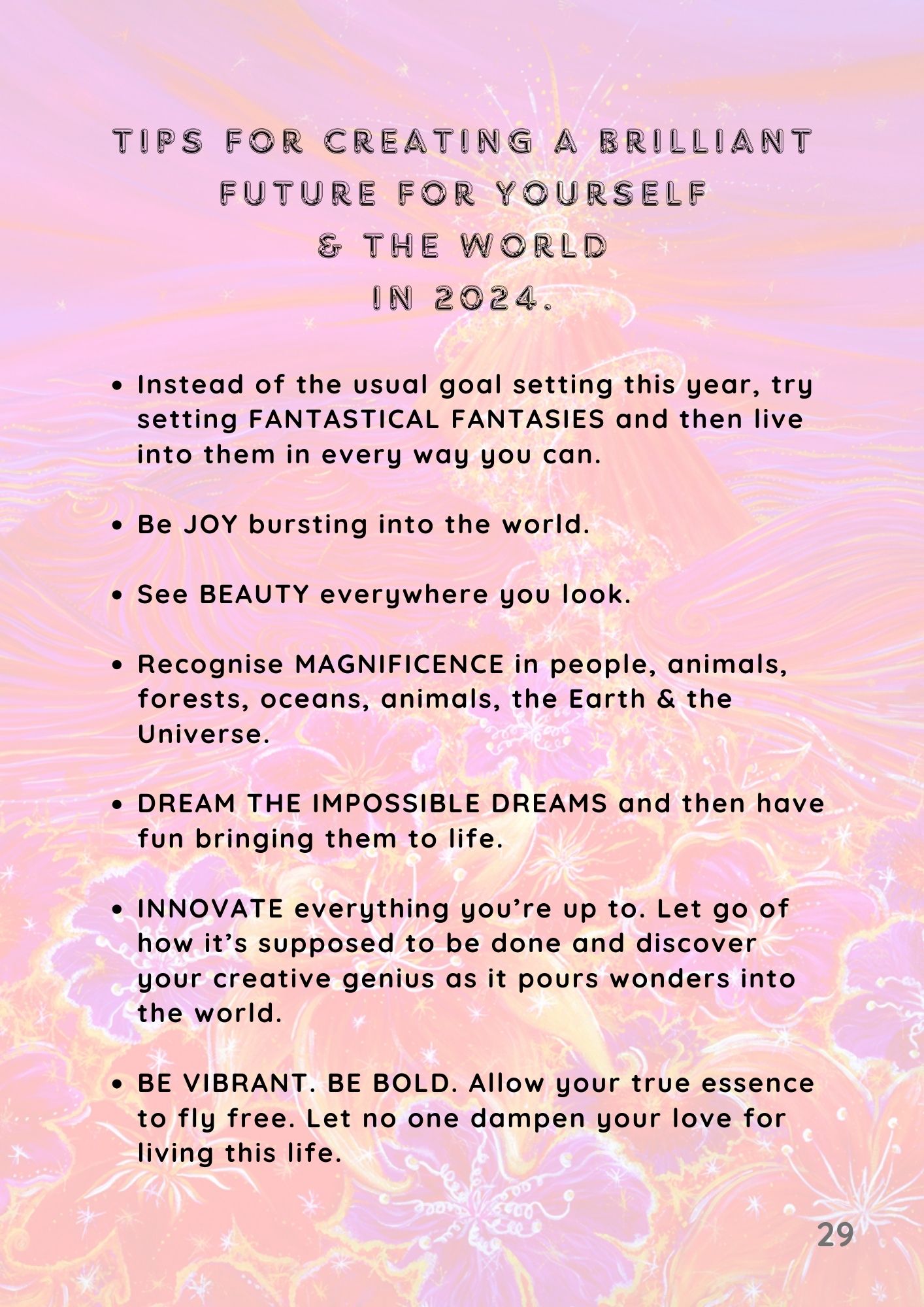 Tips for Creating a Brilliant Future in 2024 | Ascension Lifestyle